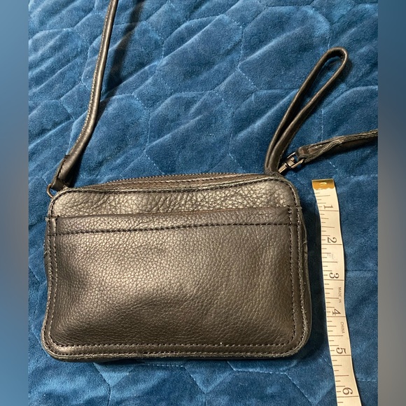 margot | Bags | Black Leather Margot Small Purse Crossbody Travel Bag ...